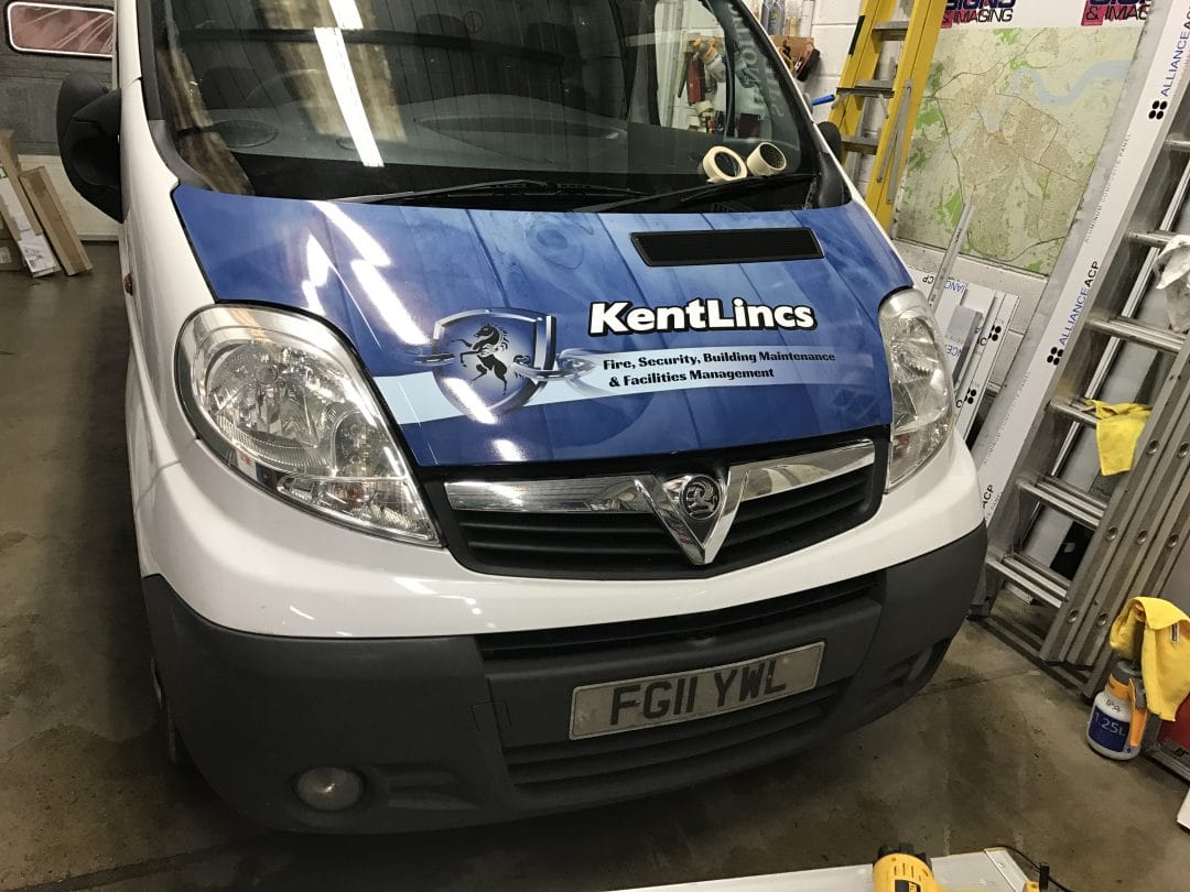 Van Signwriting for Facilities Company - Signs and Imaging