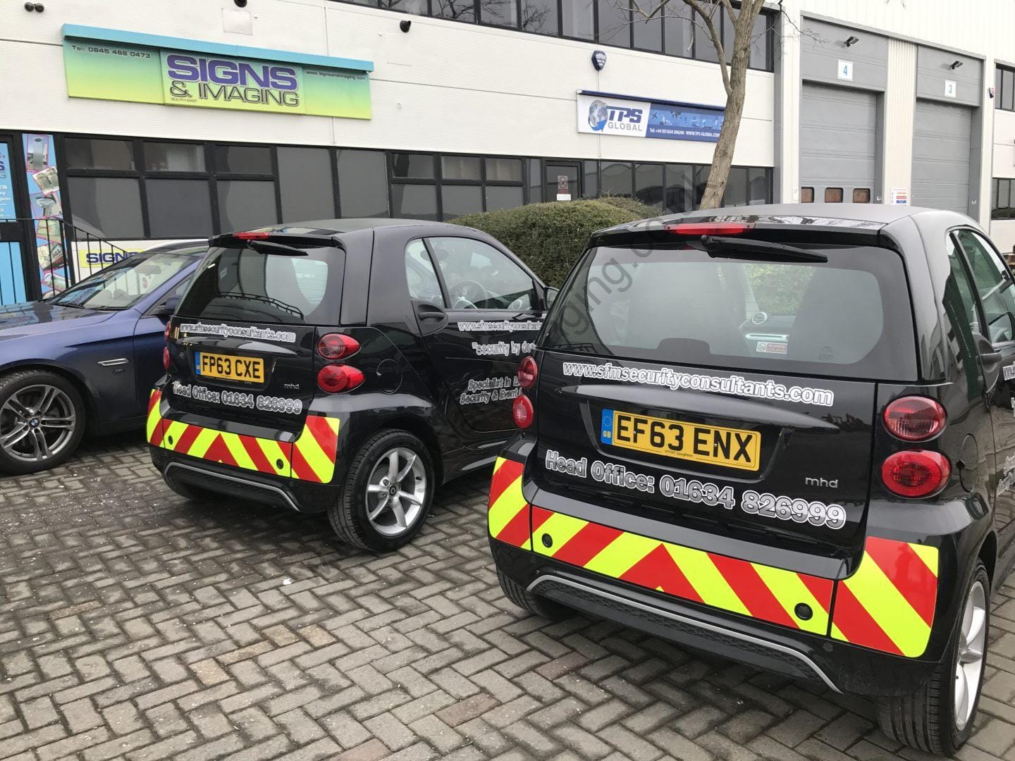 Smart Cars get Chapter 8 Reflective signage with branding - Signs and ...
