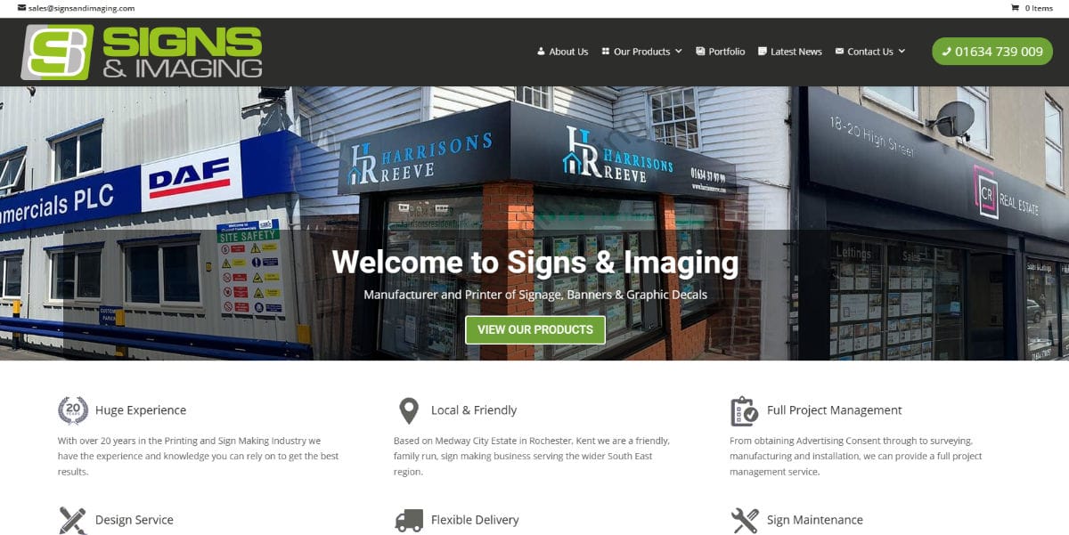 Signs & Imaging | Sign Making Company / Signwriters in Medway, Kent ...