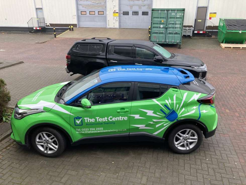 Electric Car Wrap Chatham gets the WOW factor - Signs and Imaging